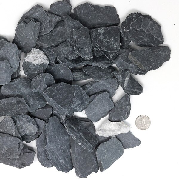 Jumbo Slate Chips Gravel in Bulk | Atlanta Landscape Supply